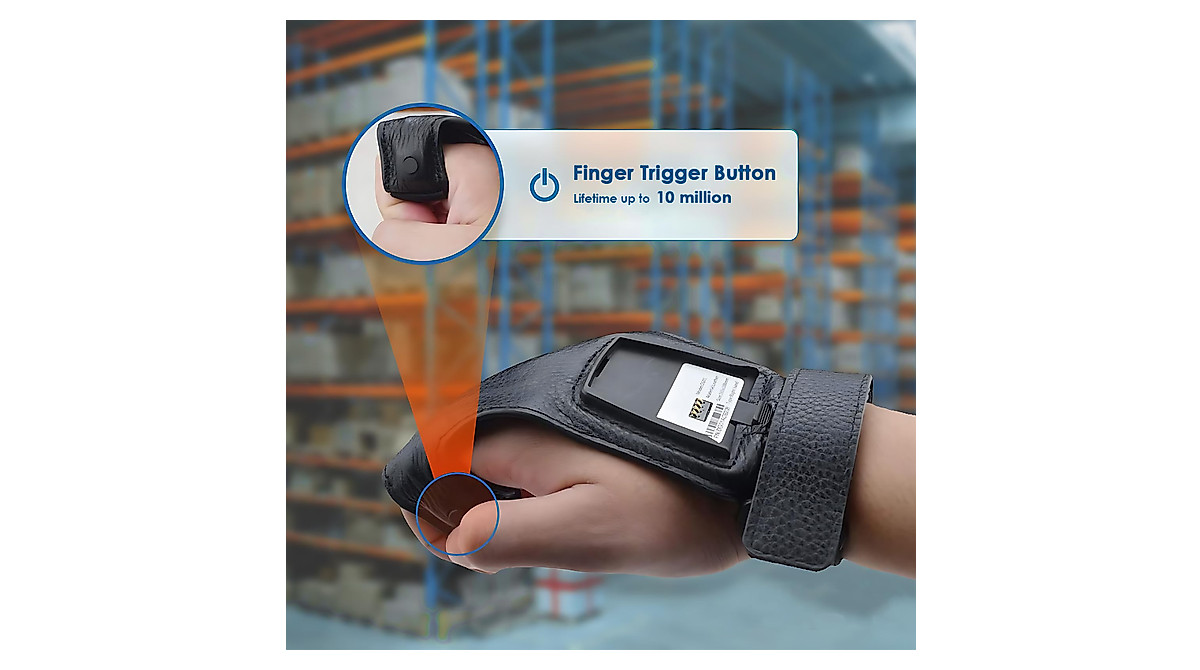 Posunitech Glove Barcode Scanner 2D GS02 - Wearable & NFC Enabled Device