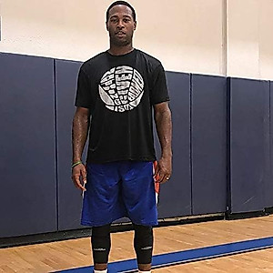 COOLOMG Compression Leg Sleeves White M