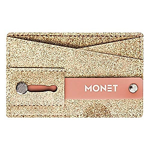 MONET RFID Blocking Phone Grip Wallet & Kickstand for Men & Women, Card Holder for Phone Case