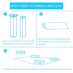 Office Chair Mat for Carpet, PVC Transparent Thick Protector with Studs for Low Pile Carpeted Floor, Mat for Desk Home and Flat Without Curling