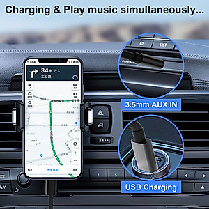 [Apple MFi Certified]2 in 1 Audio Charging Cable Compatible with iPhone,Lightning to 3.5mm Aux Cord Audio Jack Works with Car Stereo Speaker Headphone Car Charger Support iPhone13/12/11/11 Pro/XS/XR/8