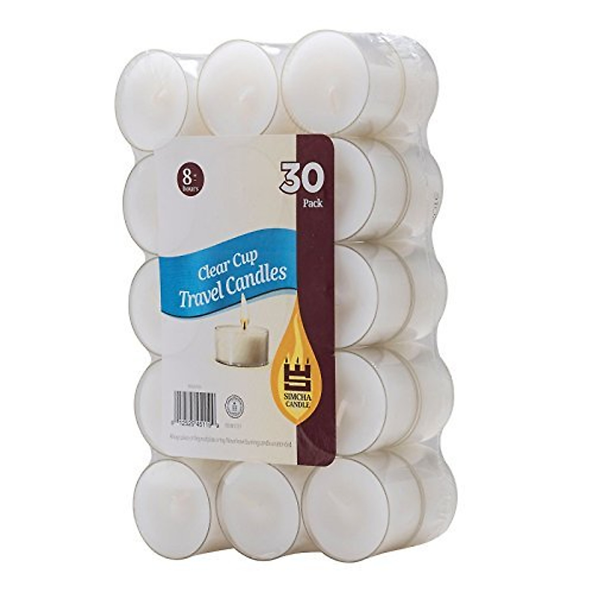 Simcha Tealight Candles No Messy Cleanup Easy Disposal Protects Surfaces Sophisticated Design Burns 8 Hours White Unscented Versatile Usage