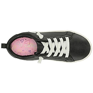 Carter's Kids Perrie Sneaker, Black, 7 US Unisex Toddler