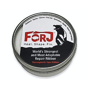 Forj Thermoplastic Tape Ribbon, 20 Feet of Lightweight, Compact Resin Fiber with 1000 Pounds of Tensile Strength, Perfect for Repairs and Maintenance. An Outdoor Retailer 2018 Innovation Award Winner.
