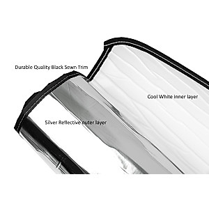 Custom Windshield Sunshade for Ford Econoline E-Series Van & Motorhome - E-150 E-250 E-350 E-450-1992-2024