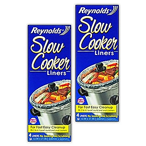 Reynolds Slow Cooker Liners 2 Pack (8 Liners Total)