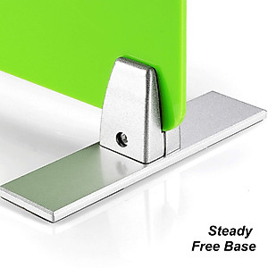 2 Pcs Sneeze Guard Clamp, Bracket Sneeze Guard Shield Base for Countertops, Stick On Heavy Duty Auminum Partition Guard Clamp, Panel Support Clamp Stand for Clear Desktop Counter Reception