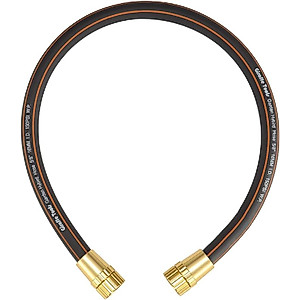 Giraffe Tools Leader Hose 2ft x 5/8", Short Water Hose Heavy Duty for Hose Reel, Lightweight, Flexible with Double Female Fittings