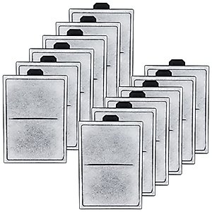 HiTauing 12 Packs PF-L Carbon Cartridge for Top Fin Silenstream PF20, PF30, PF40 and PF75 Power Filters