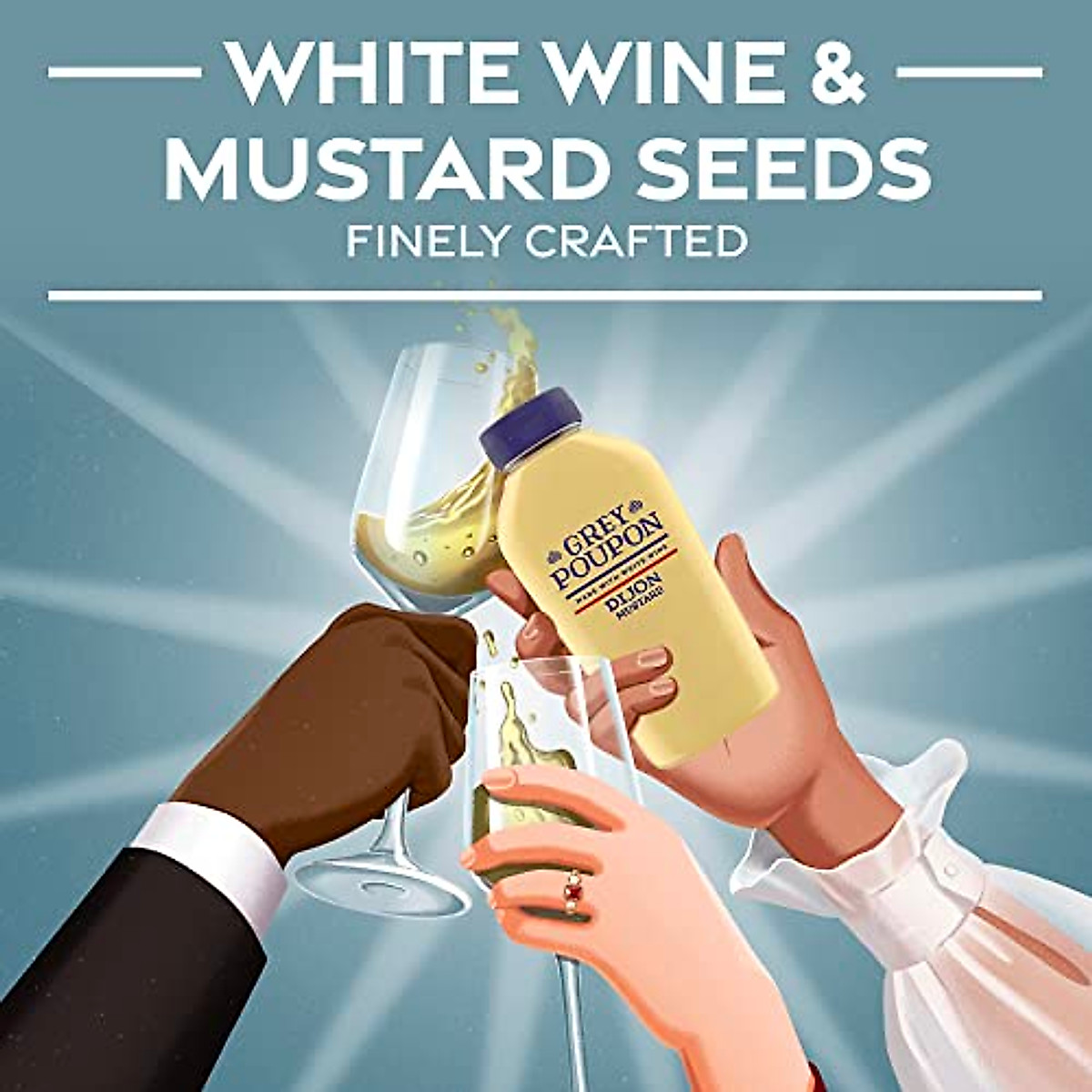 Grey Poupon Dijon Mustard (10 oz Squeeze Bottle)