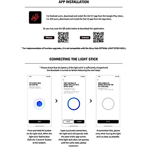 Niaycouky Stray Kids Lightstick,Cheering Lights for Concert Light Sticks/K-Pop Kids Lightstick with Merch Merchandise Bracelets and Photocards 55PCS (VER 2)