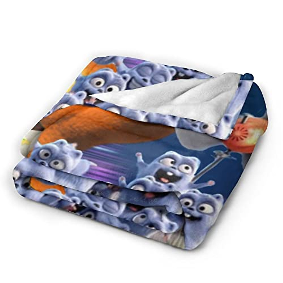 Grizzy Lemmings Cozy Flannel Blanket Sofa Couch Bed Living Room Decor Throw Blanket Soft for Kids Adult