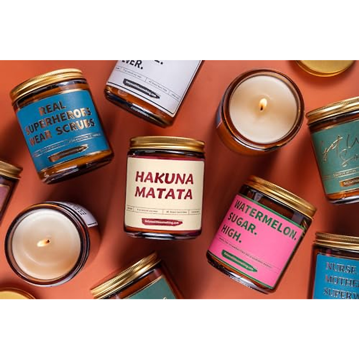 Got You A Little Something Hakuna Matata Lavender Vanilla Disney Candle | Disney Gifts for Women Adults, Disney Mom Birthday Gift | Lion King Themed Christmas Presents for Her ; Hakuna Matata Candle