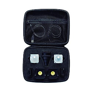 Lume Cube 1.0 - Professional Lighting Kit, 22-Piece LED Lighting Kit with Diffusion and Gels for On & Off Camera Video and Photography