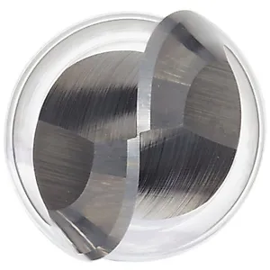 YG-1 - 50558 E5014 Carbide Ball Nose End Mill, Long Reach, Uncoated (Bright) Finish, 30 Deg Helix, 2 Flutes, 2.25" Overall Length, 0.125" Cutting Diameter, 0.125" Shank Diameter