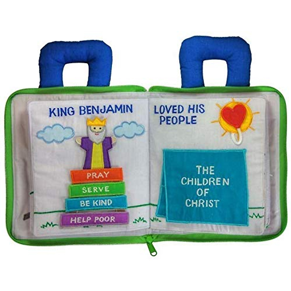 My Book of Mormon Quiet Book - LDS Faith Scripture Church of Jesus Christ Sacrament, Primary, Home Evening Activity Cloth Busy Book by My Growing Season