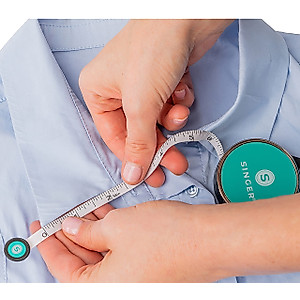 SINGER 50003 ProSeries Retractable Tape Measure, 96-Inch , Teal