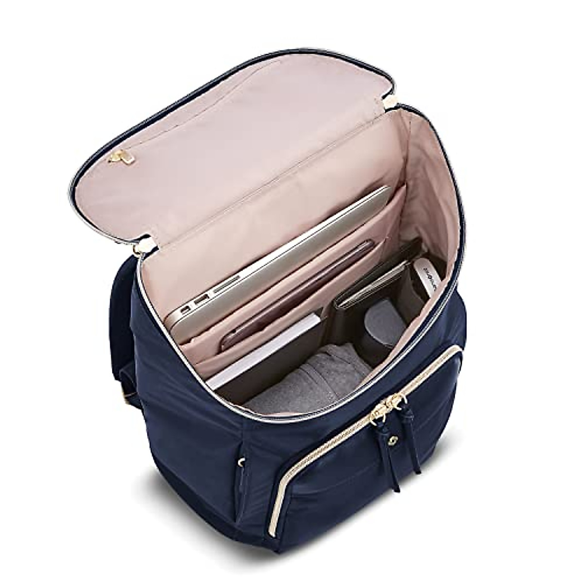 Samsonite Solutions Bucket Backpack, Navy Blue, One Size