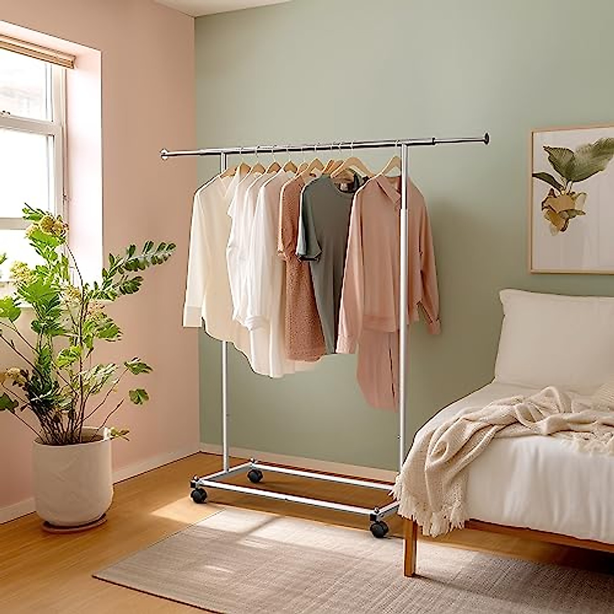 Simple Houseware Standard Rod Garment Rack