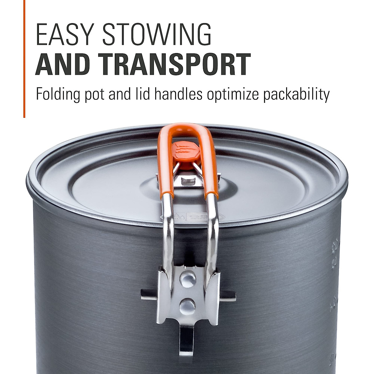 GSI Outdoors, Halulite Boiler, The Perfect Packable Pot, 1.1 Liter