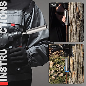 CPROSP SDS Plus Ground Rod Driver (for 3/4" or 5/8" Rods) - 6.6'' Lengh