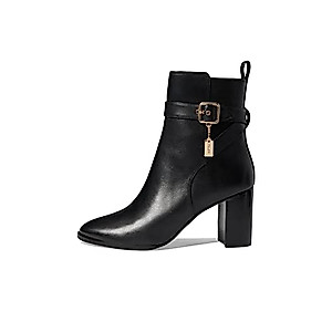 COACH Olivia Leather Bootie Black 9 B (M)