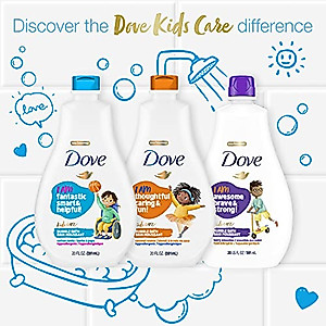 Dove Foaming Body Wash For Kids Berry Smoothie Hypoallergenic Skin Care 13.5 oz 4 Count