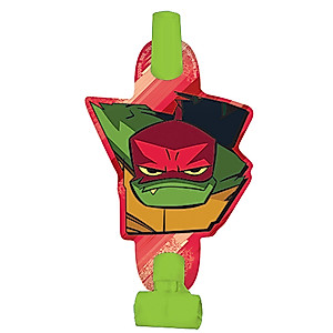 Teenage Mutant Ninja Turtle Printed Paper Blowouts - 8pc