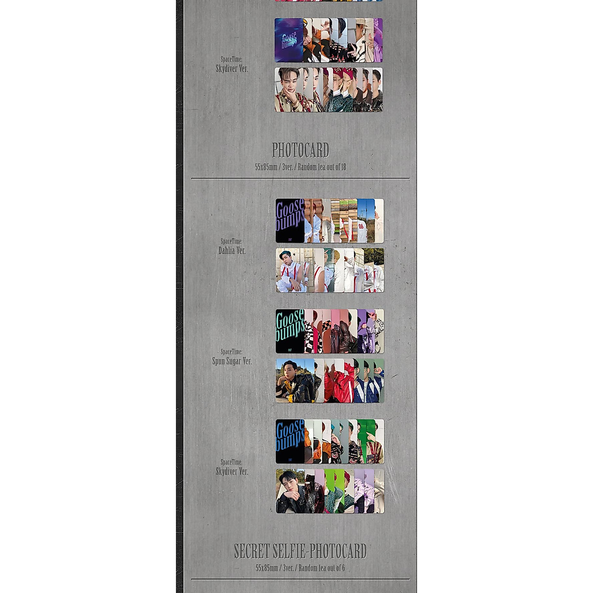 ONF Goosebumps 6th Mini Album Random Version CD+72p Booklet+1p Selfie PhotoCard+1p PhotoCard+1p Secret Selfie+1p Secret Card+1p From.ONF Diskette Data+Message PhotoCard SET+Tracking Kpop Sealed