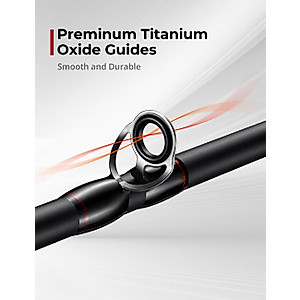 Piscifun Torrent Baitcasting Reel and Rod Combo, 7' MH M 2Pcs Baitcaster Rod, 20LB Max Drag, 8.1:1 Right Handed Baitcasting Fishing Reel