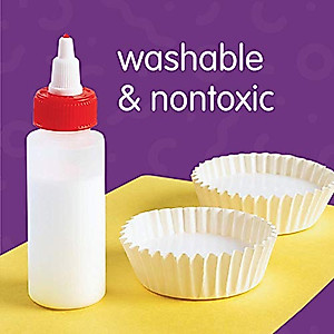 Colorations Washable White Glue, 1 gallon, Dries Clear, Gluing, Crafts, School Glue, Home Glue, Office Glue, Craft Projects, Washable Glue, Non Toxic Glue, Homeschool, Home School Use