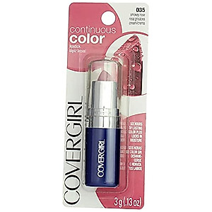 Cg Cs Lipstick 035 Smokey Size .13 O Cover Girl Continuous Color Lip Stick 035 Smokey Rose .13 Oz