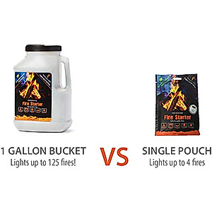 Insta-Fire Eco-Friendly Granulated Bulk Fire Starter, 2-Gallon Bucket