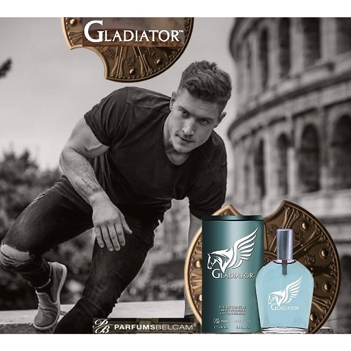 PB ParfumsBelcam Gladiator Eau De Toilette Spray, Our Version of a Designer, 3.4 fl.oz.