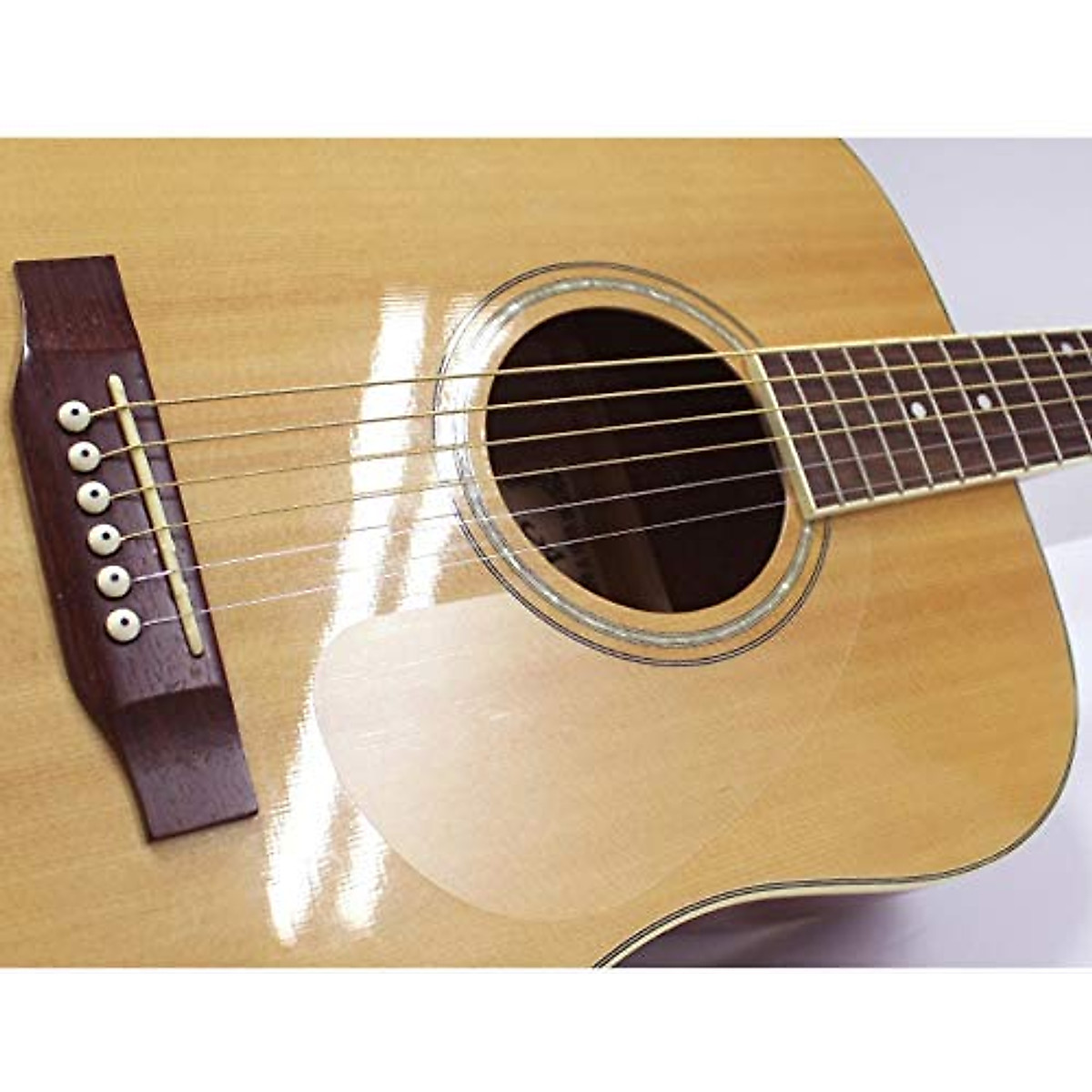 [Healingshield] Premium Acoustic Guitar Pickguard Basic Type Clear matt