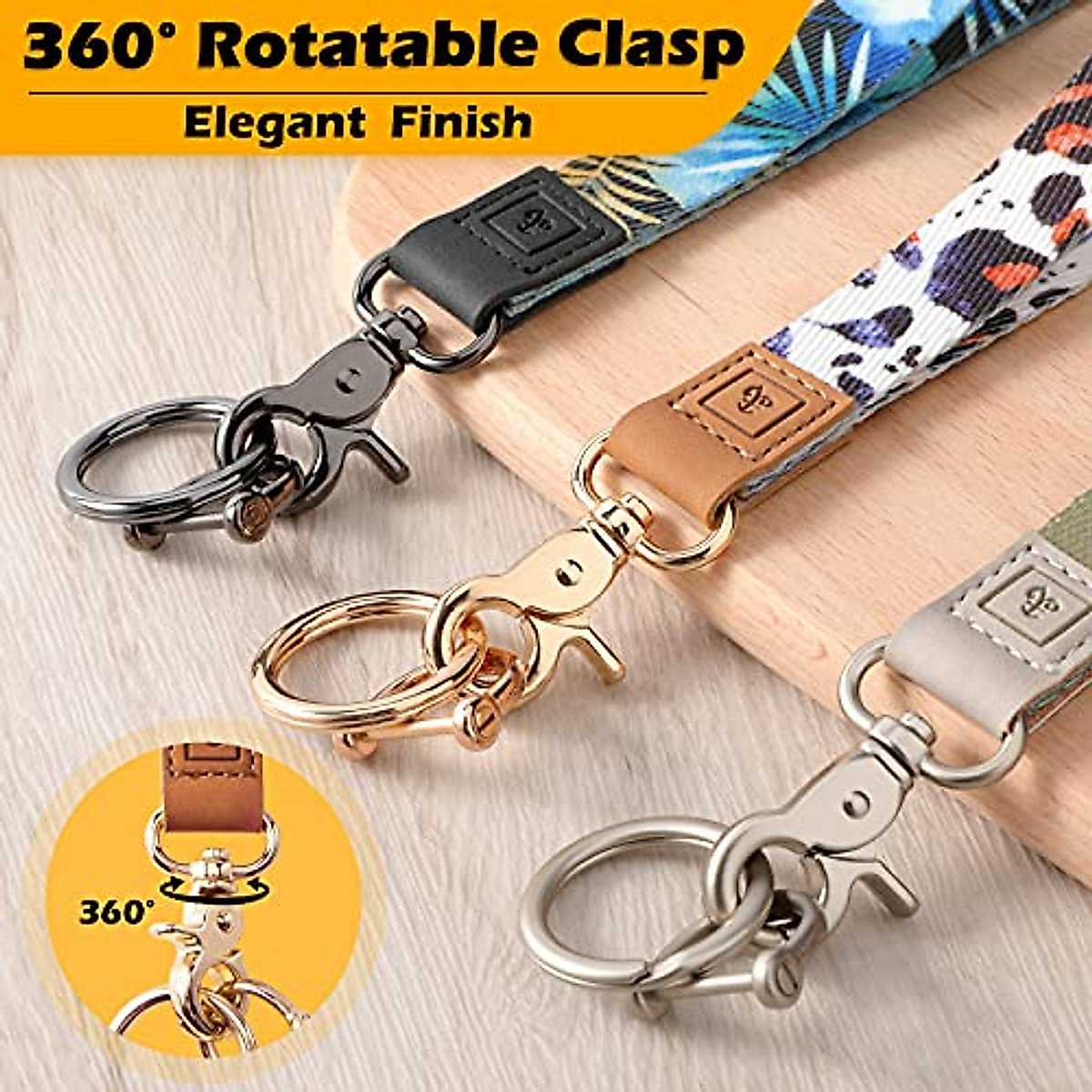 MNGARISTA Hand Wrist Lanyard Key Chain, Cool Keychain Wristlet, Wristlet Strap with Car Keychain, Original