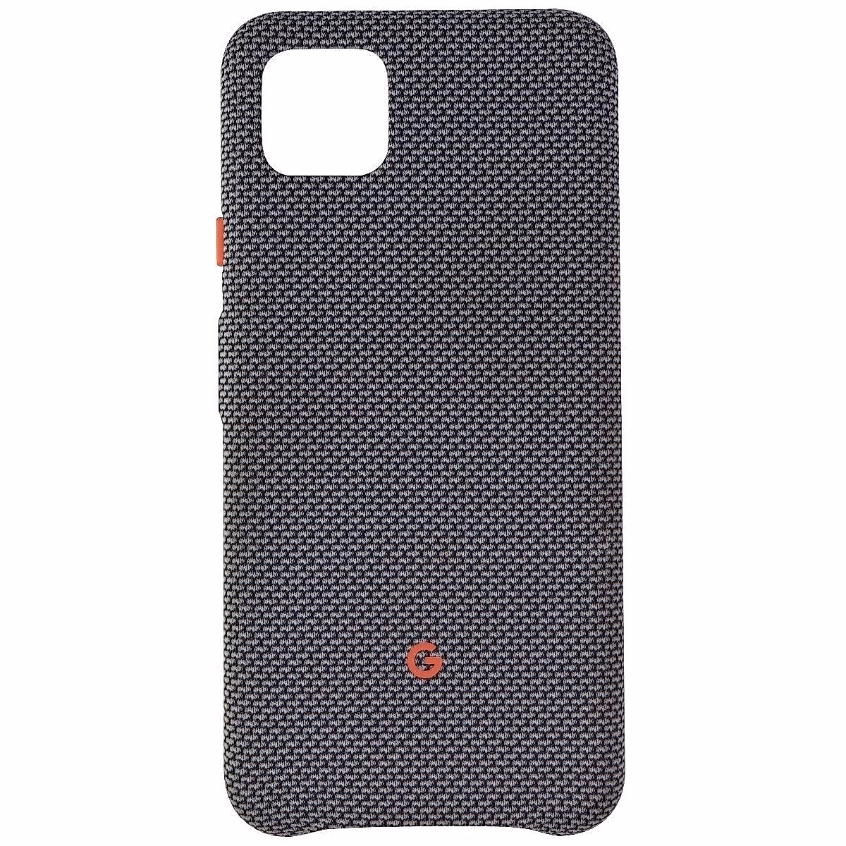 Google Pixel 4 XL Polycarbonate Case, Sorta Smokey Gray, Fabric Embellishment