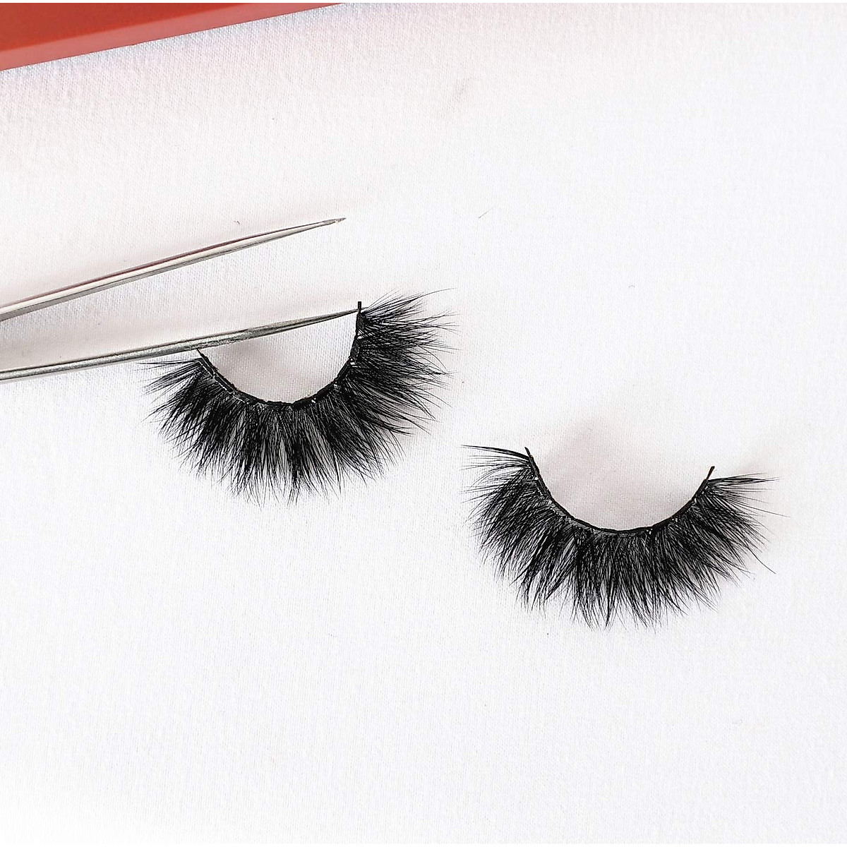 Newcally Lashes 3D Fake Eyelashes 18MM Dramatic Fluffy Faux Mink Eyelashes Pack 10 Pairs Thick Long Volume False Eye Lashes