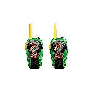 ekids Jurassic Park Toy Walkie Talkies for Kids, Indoor and Outdoor Toys for Kids and Fans of Jurassic Park Toys