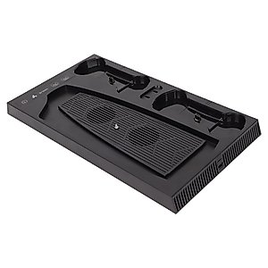 Septpenta Gaming Console Cooling Fan, Dual Fast Charge & Multi Power, 2 Magnetic Dongles, Premium Smart Chip, Dual 2800 RPM Cooling, Gp5 1510 Cooling Bracket for PS5
