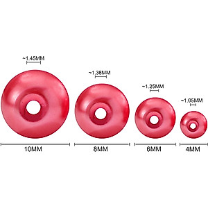 Guoxin 200Pcs Glass Pearl Beads Faux Pearls Round Czech Tiny Satin Luster Spacer Loose Beads Bulk with Holes Handcrafted for DIY Bracelets Jewelry Making Crafts Supplies (6MM, Black)