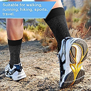 Plantar Fasciitis Foot Splint Compression Socks Kit, Night Foot Support Dorsal Splint, Orthotic Foot Drop Brace Day for Men & Women Achilles Tendinitis, Drop Foot, Heel Spurs, Heel Pain Relief