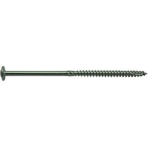 Jake Sales #15 x 6" Construction Lag Screw Stainless Steel T-30 Torx/Star Drive Heavy Duty Lag Screw Far Superior to Common Lag Screws (100 Screw Count) Modified Truss Washer Head