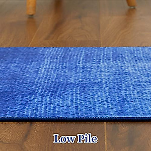 ROYHOME Modern Area Rugs Machine Washable Area Rug for Living Room Non-Shedding Stain Resistant Area Rug Ombre Non Slip Area Rug for Bedroom Dining Room Home Office, 8' x 10' Blue