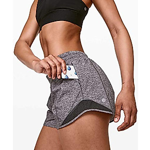 LULULEMON Hotty Hot Short Low-Rise 4" Long (Color 002, 6)