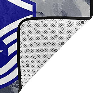 Air Force Master Sergeant 1st SGT Diamond Rank Area Rug Living Room Bedroom Kitchen Sofa Bedside Carpet Floor Mats 36"X24"
