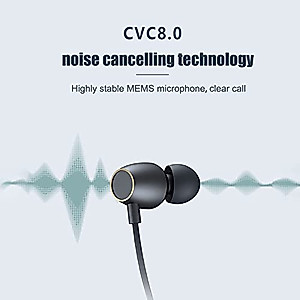 ESSONIO Bluetooth Headphones Wireless Earbuds Neckband with mic Noise Cancelling Wireless Headset 400 Hours Standby timefor Sports (Red)