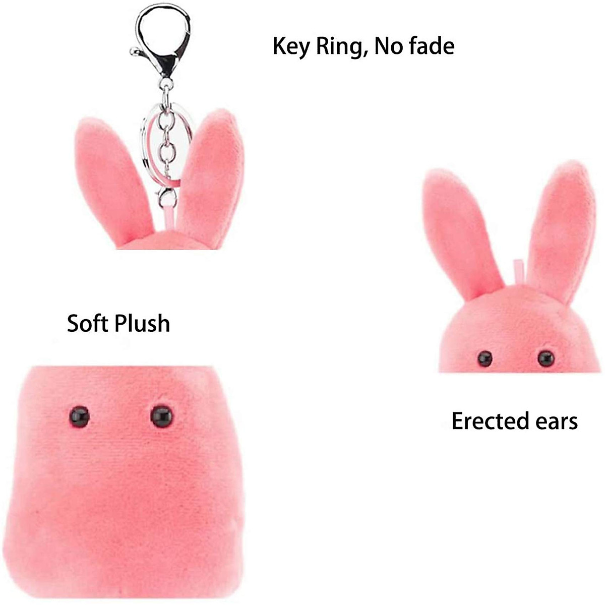 Toilet-Bound Hanako-Kun Plush Mokke Keychain Pink Mokke Plush Toy- 4.8"