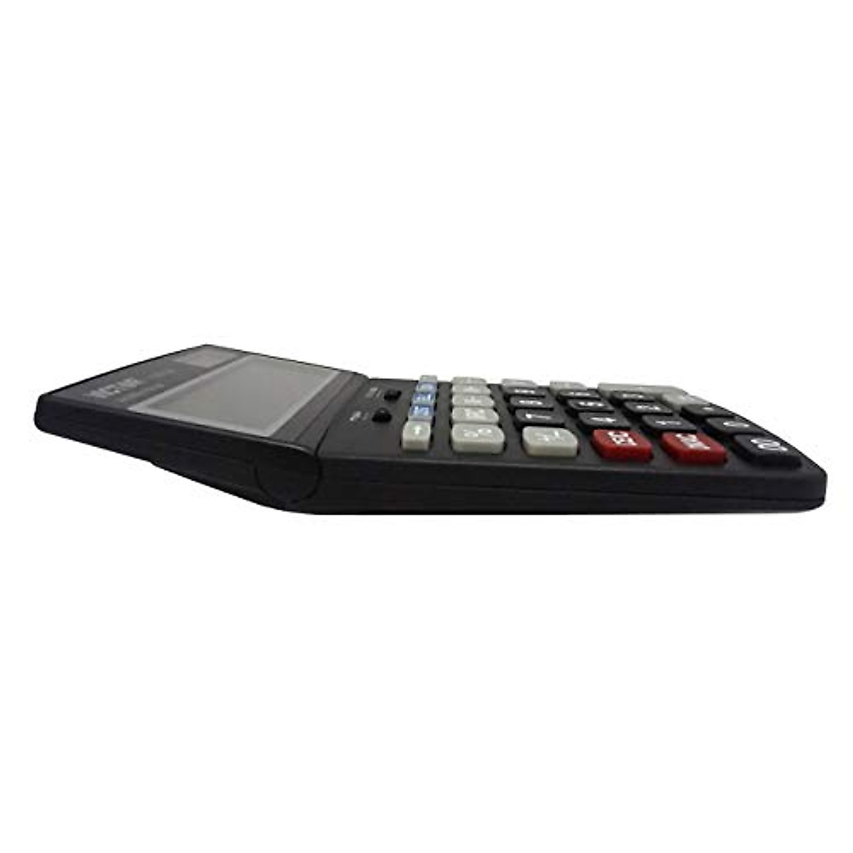 Victor 1180-3A 12-Digit Standard Function Calculator, Battery and Solar Hybrid Powered Adjustable Angle LCD Display, Great for Home and Office Desks, Black