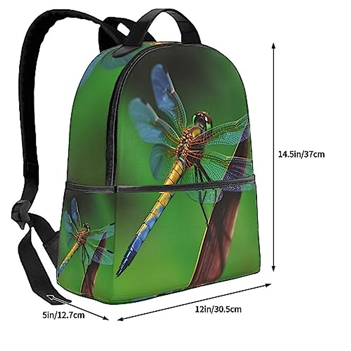 BAFAFA dragonfly Printed Travel Backpack Business Work Bag Computer Bag Outdoor Sports Rucksack
